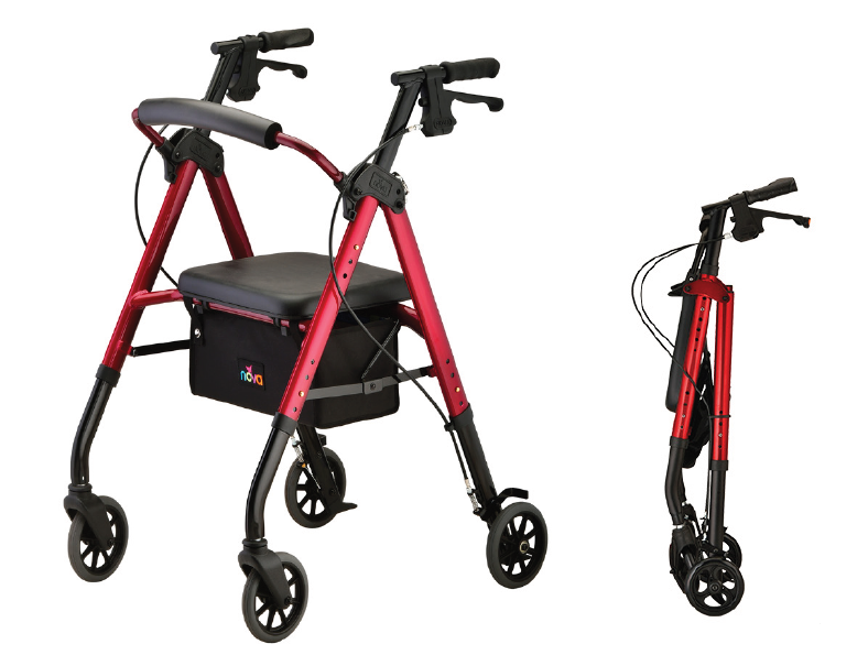 Wheeled Walkers & Rollators – Mobiquip Aged Care Equipment